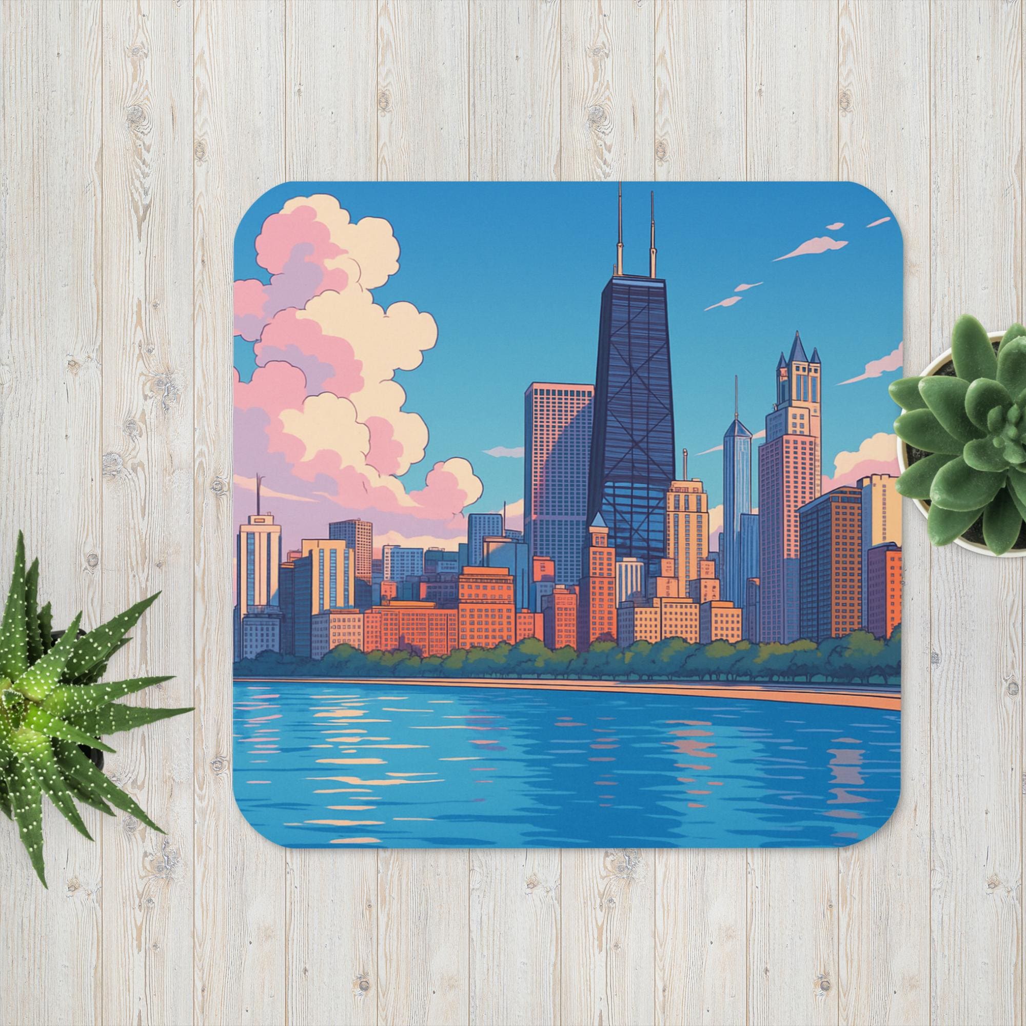 Chicago In Bloom Coaster | ChicagoCentric